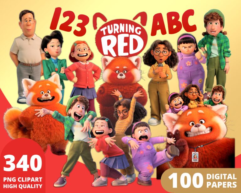 Turning Red Clipart PNG – CartoonPng