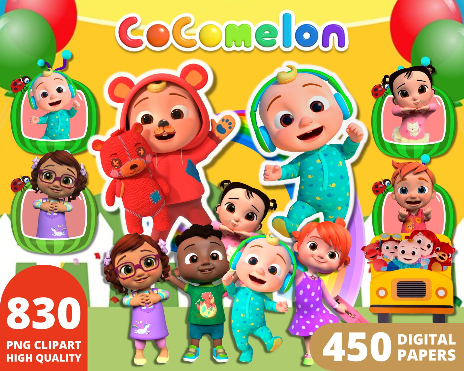 Cocomelon Clipart PNG – CartoonPng