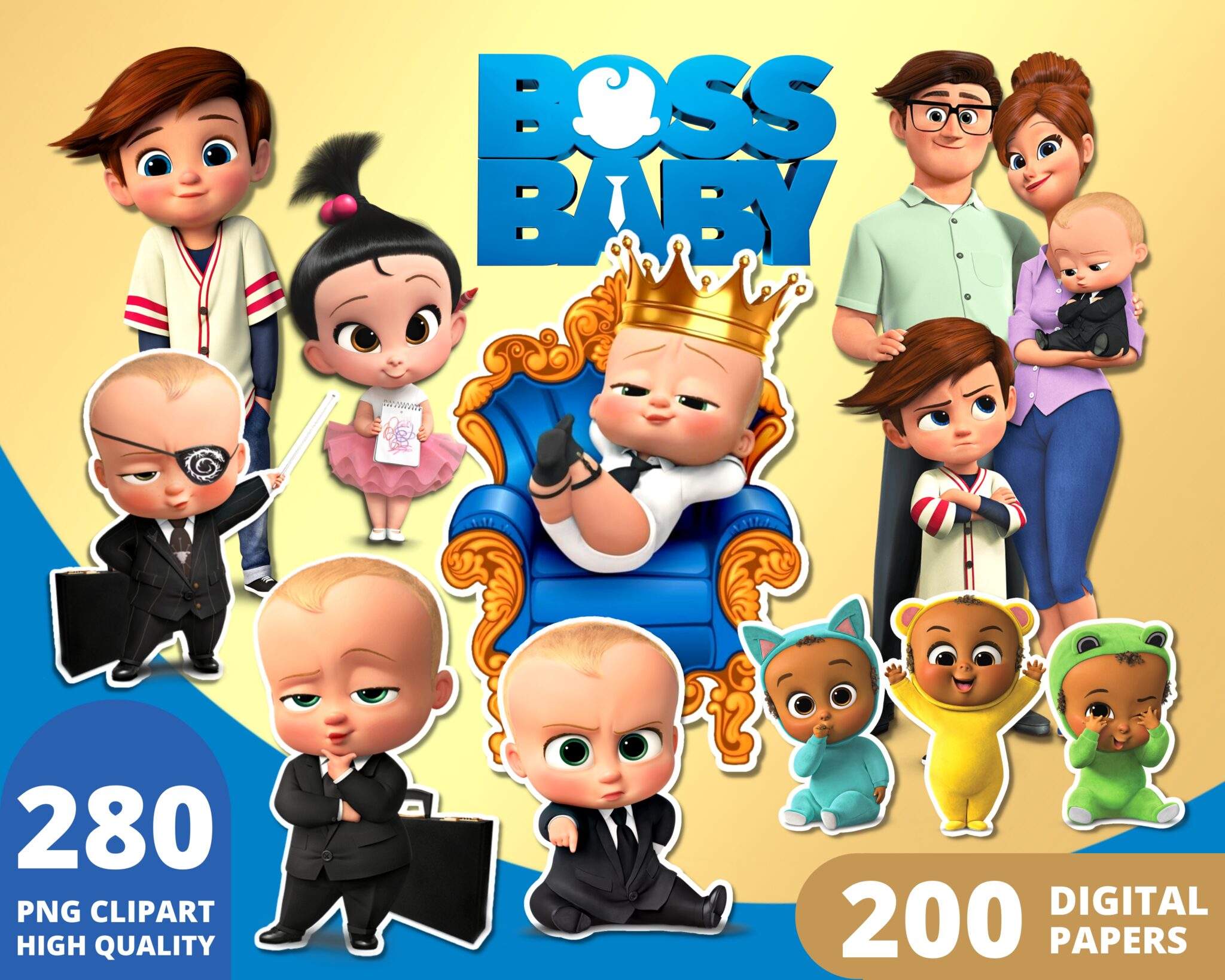 Boss Baby Clipart PNG – CartoonPng