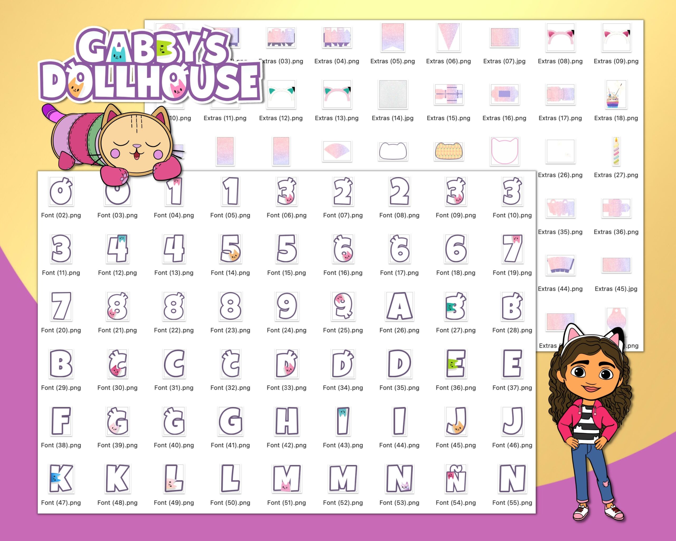 Gabby DollHouse Clipart PNG - CartoonPng