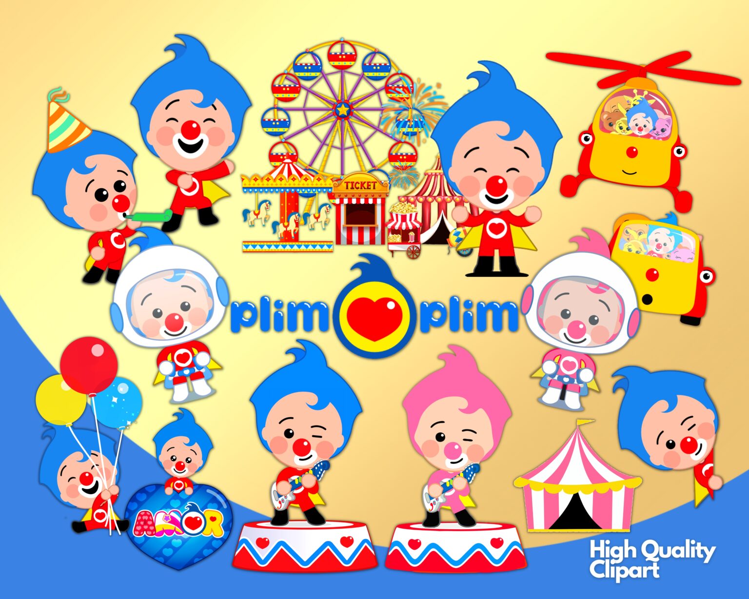 Plim Plim Clipart PNG – CartoonPng