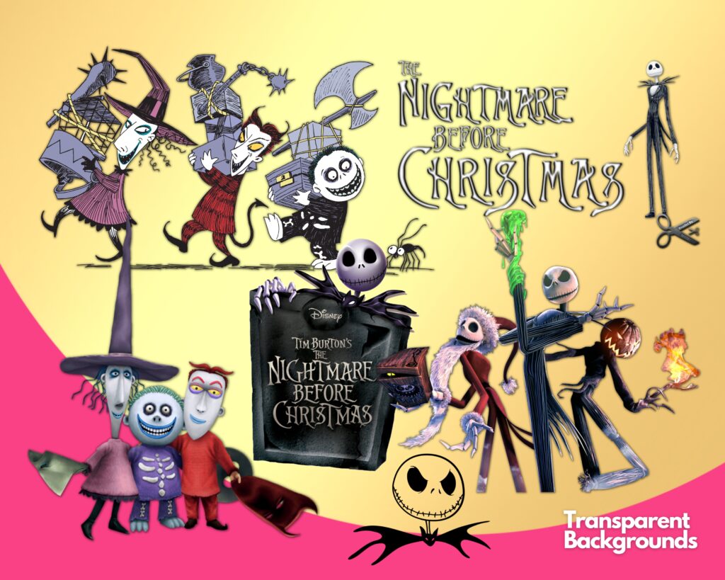 Nightmare Before Christmas Clipart PNG – CartoonPng