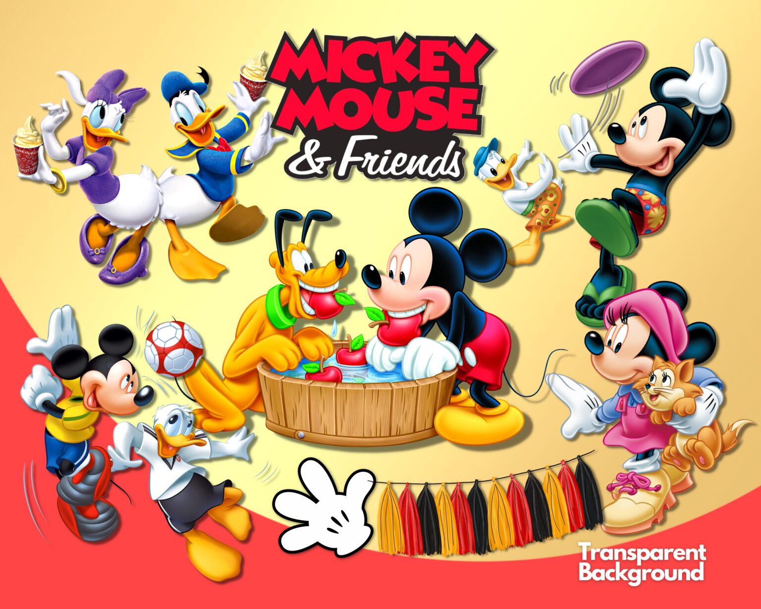 Mickey Mouse & Friends Clipart PNG – CartoonPng