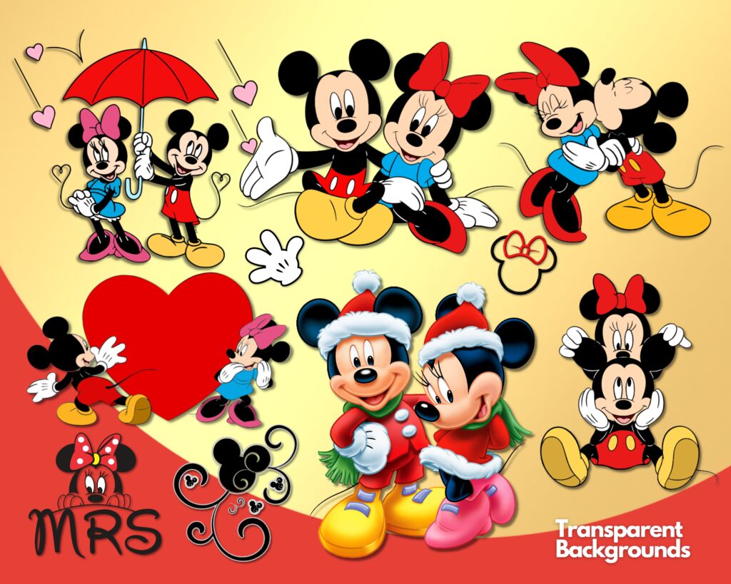 Minnie Mouse Red Clipart PNG - CartoonPng