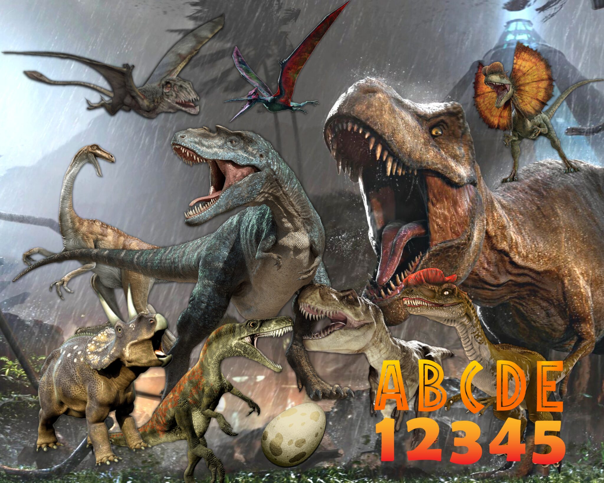 Jurassic Dinosaur Clipart PNG – CartoonPng