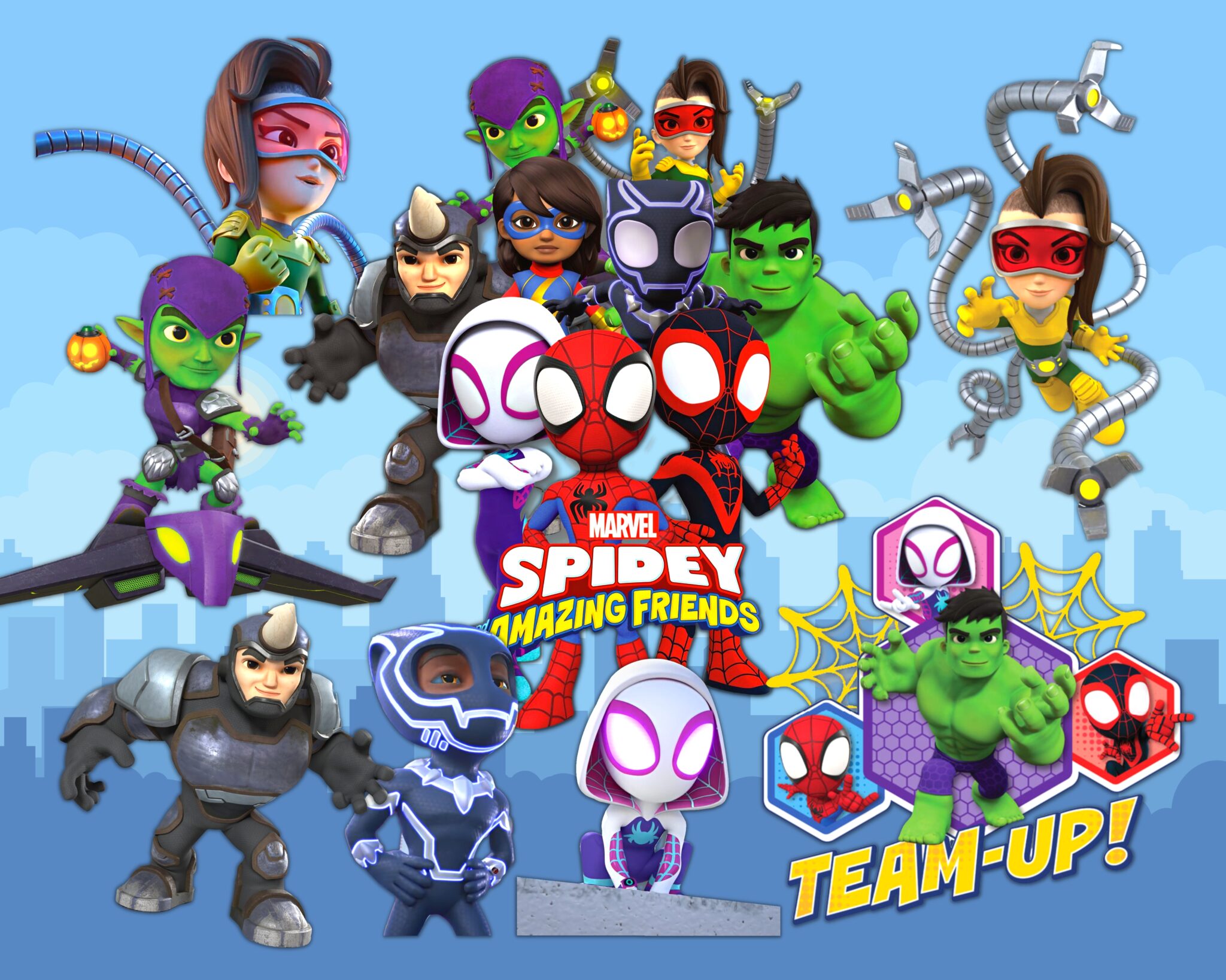 Spidey and his Amazing Friends Clipart PNG - CartoonPng
