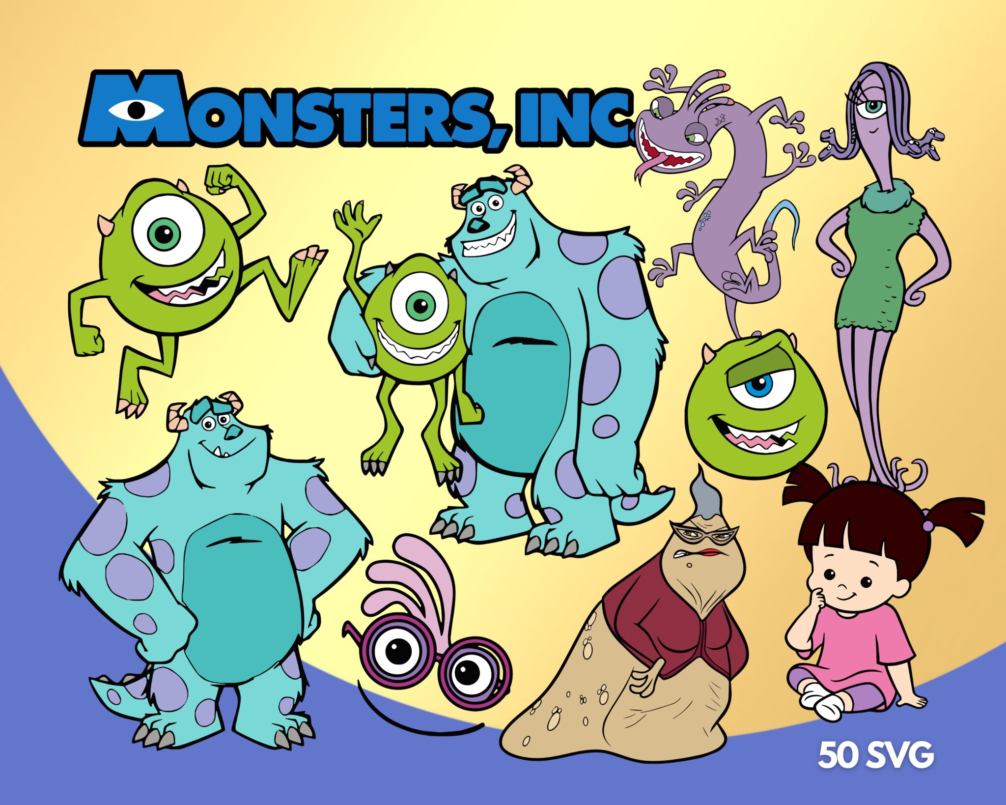 Monsters Inc. Clipart PNG – CartoonPng