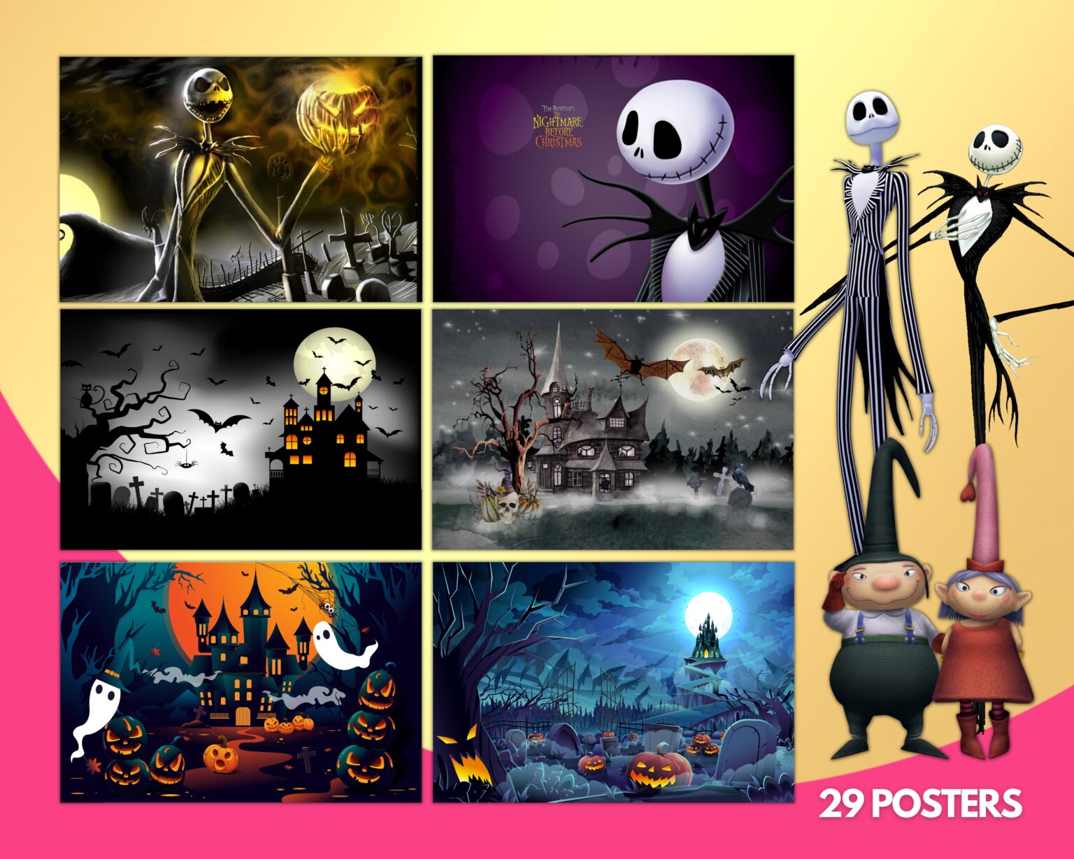 Nightmare Before Christmas Clipart PNG – CartoonPng