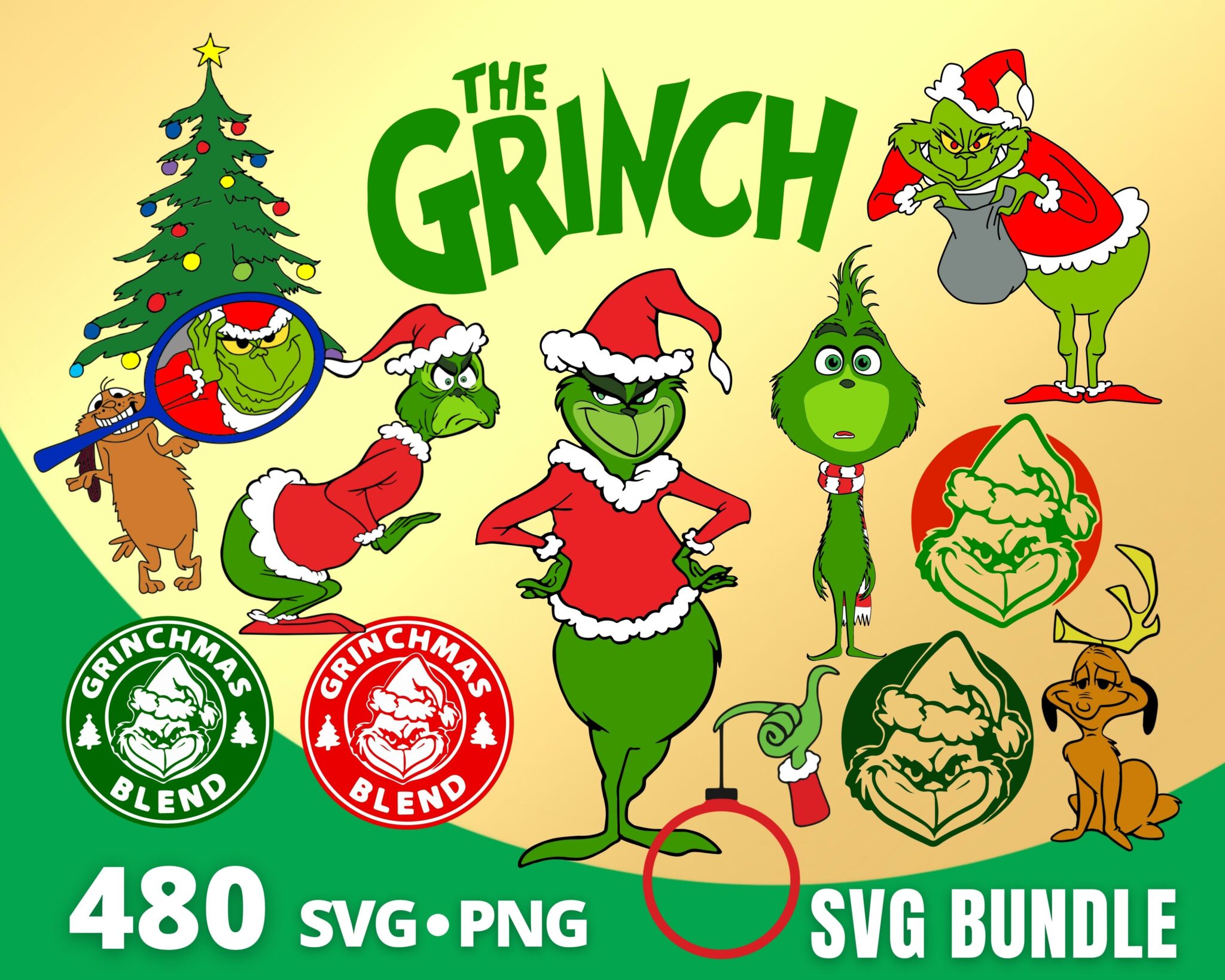 The Grinch SVG Bundle – CartoonPng