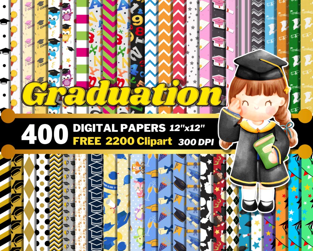 Graduation Digital Papers – CartoonPng