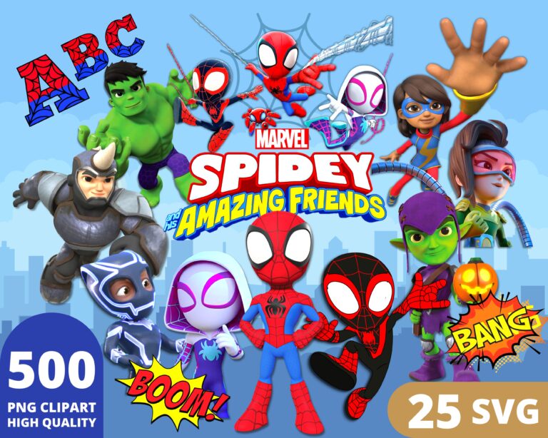 Spidey and his Amazing Friends Clipart PNG – CartoonPng