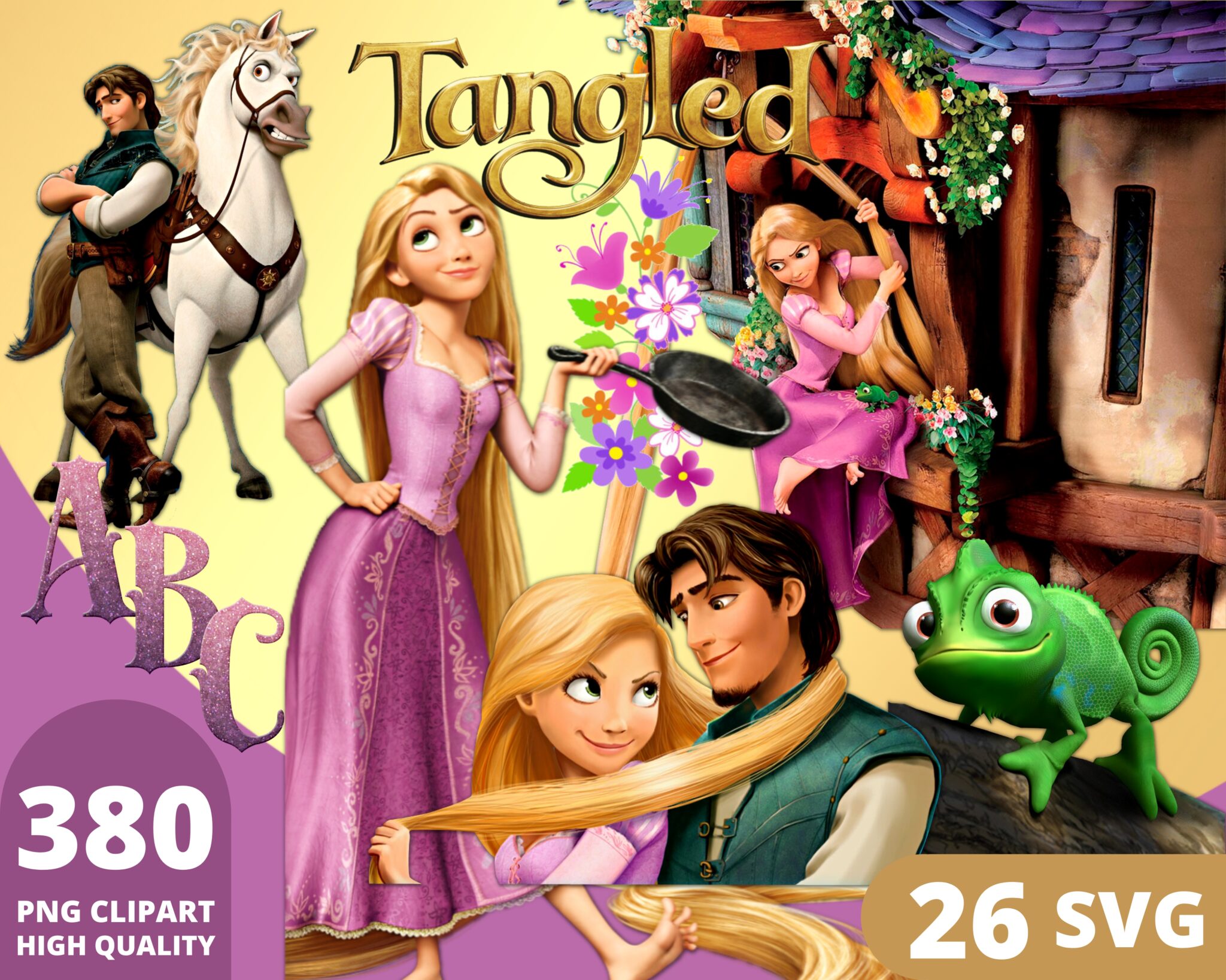 Tangled Clipart PNG – CartoonPng