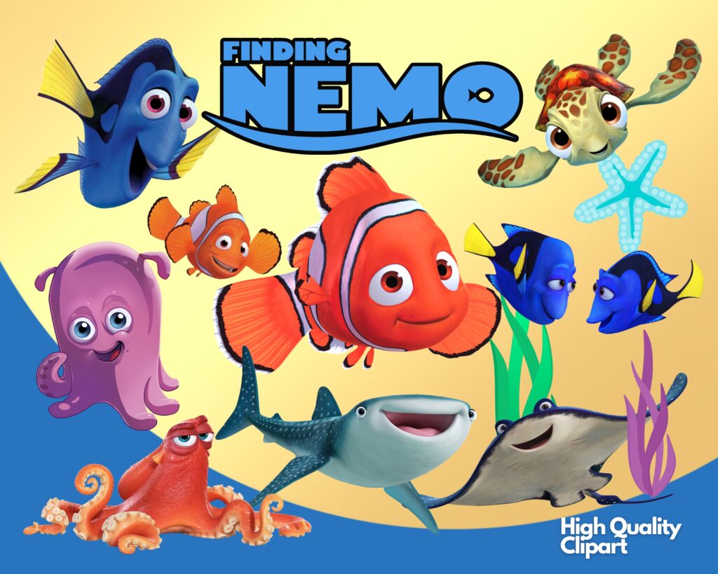 Finding Nemo Clipart PNG – CartoonPng