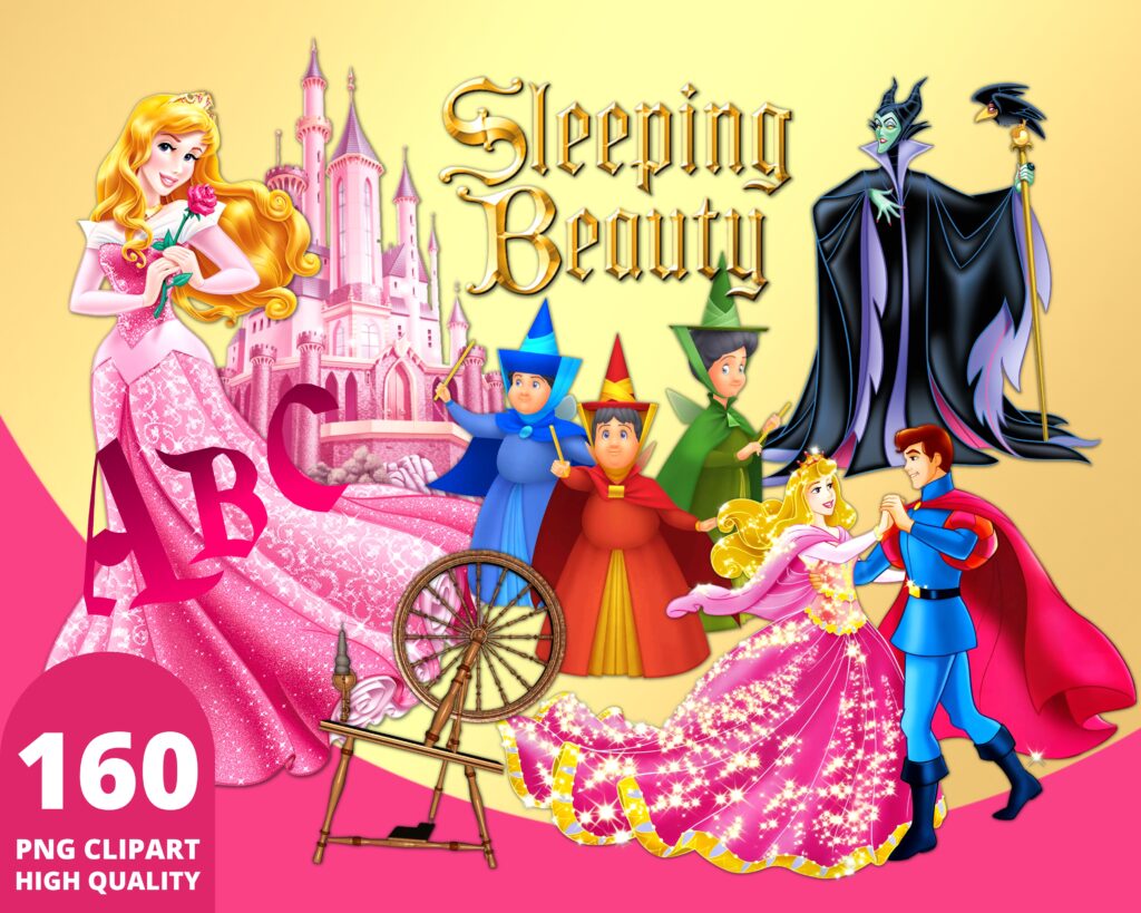 Sleeping Beauty Clipart PNG – CartoonPng