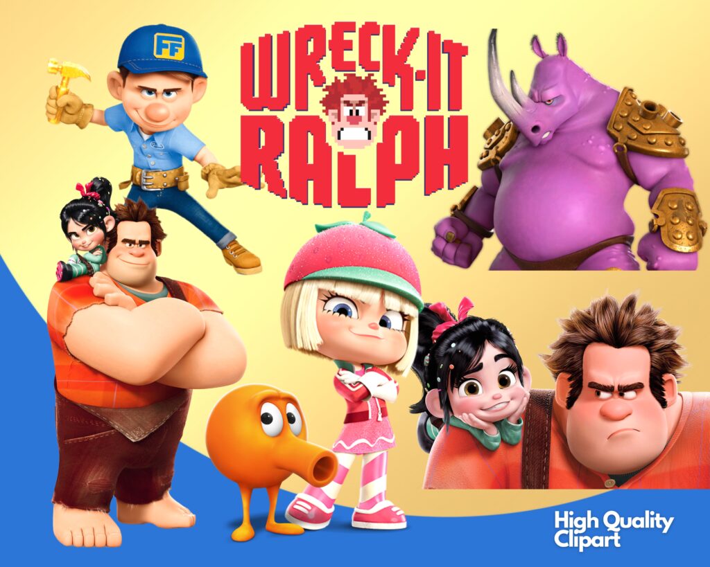 Wreck it Ralph Clipart PNG – CartoonPng